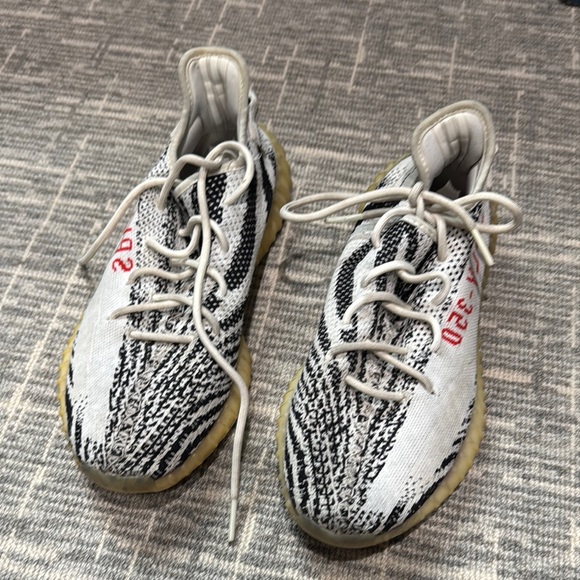 adidas | Shoes | Adidas Yeezy Boost 35 V2 Zebra Sneakers | Poshmark